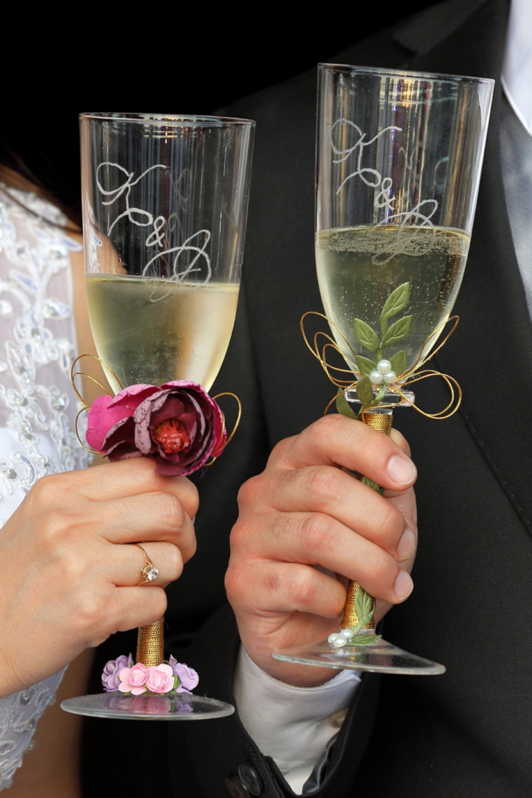 Copa de brindis ¡Ideales para celebrar grandes momentos! Bellos diseños